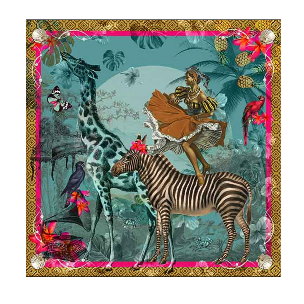 Myrtle and Mary - RiRi Aqua Limited Edition Print – Art Loves Shop